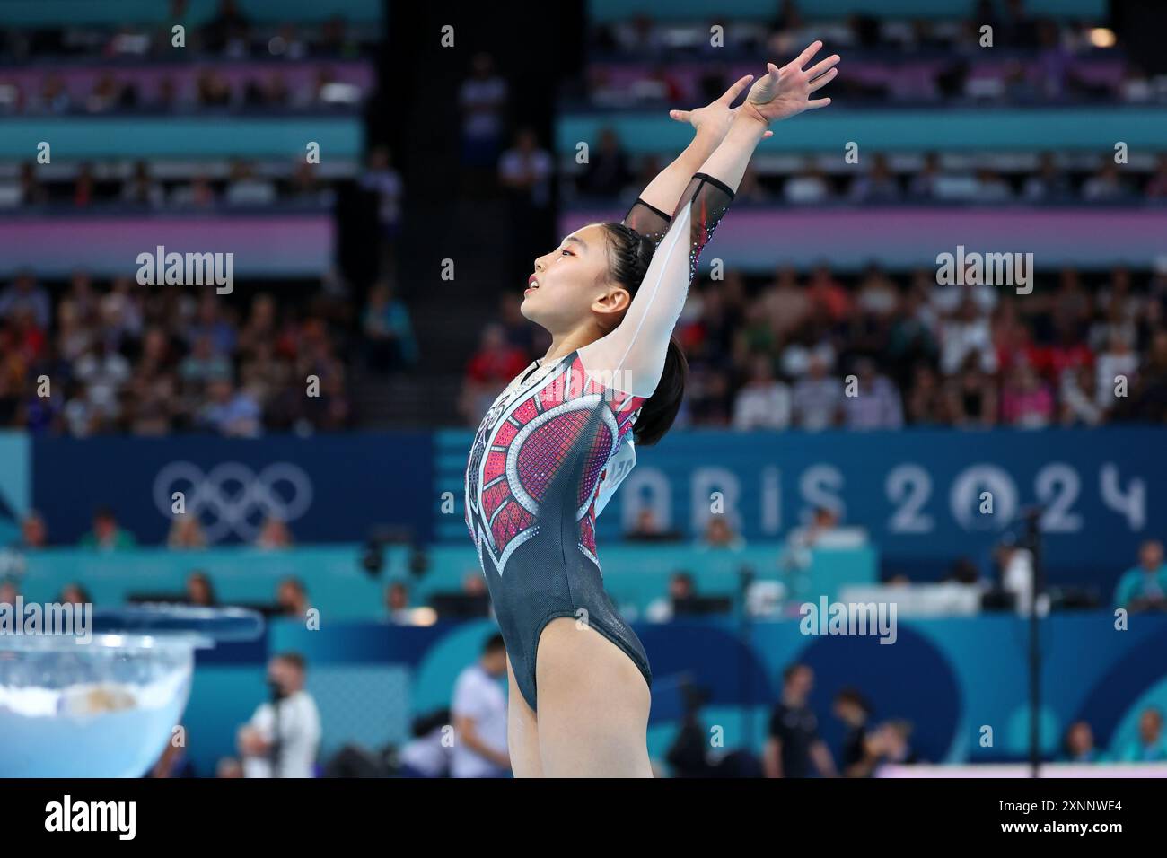 Paris, France. 1st Aug, 2024. Rina Kishi (JPN) Gymnastics - Artistic : Women's Individual All ...