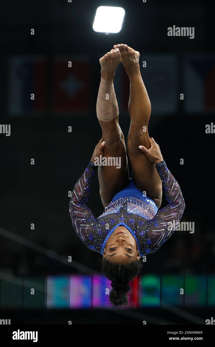 Paris, Ile de France, France. 1st Aug, 2024. Simone Biles (USA ...