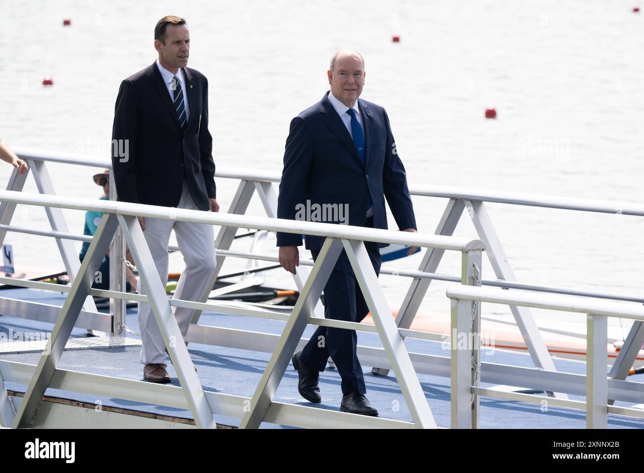 Paris, France. 01st Aug, 2024. Paris 2024, Olympics, rowing, Vaires-sur ...