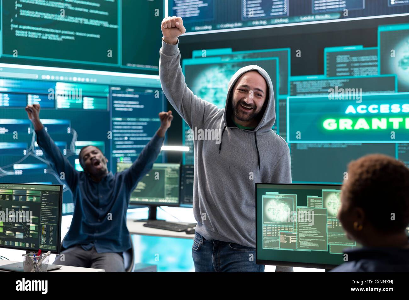 Hybrid work it tech hi-res stock photography and images - Alamy