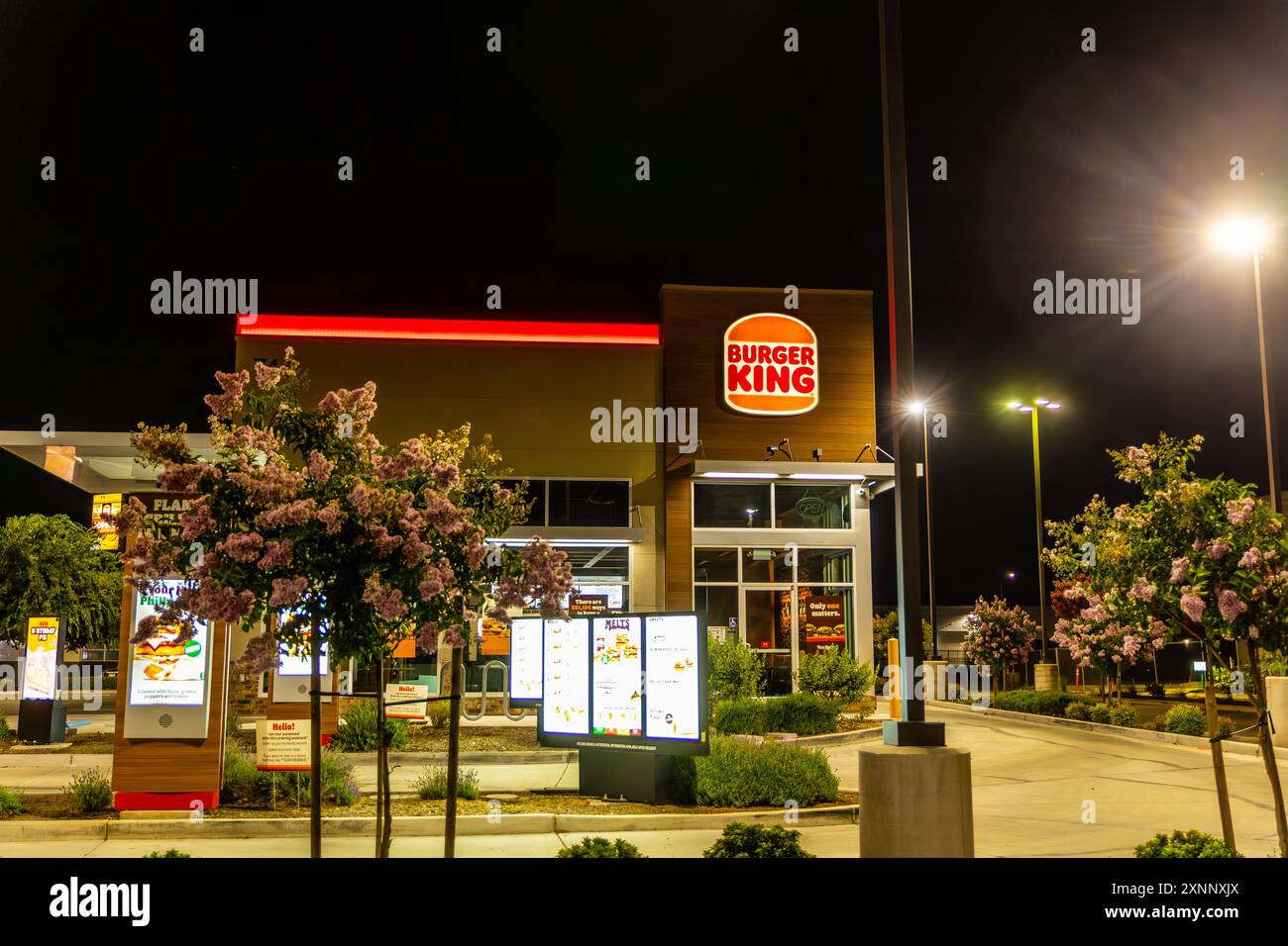 A Burger King Restaurant in Ripon California USA Stock Photo - Alamy