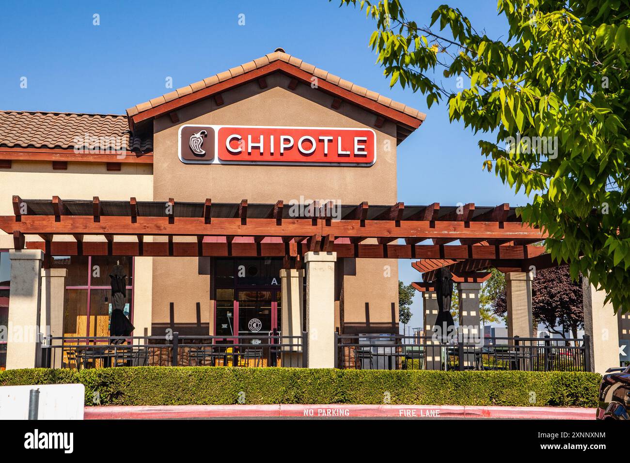 Chipotle Mexican grill in Riverbank California USA Stock Photo - Alamy