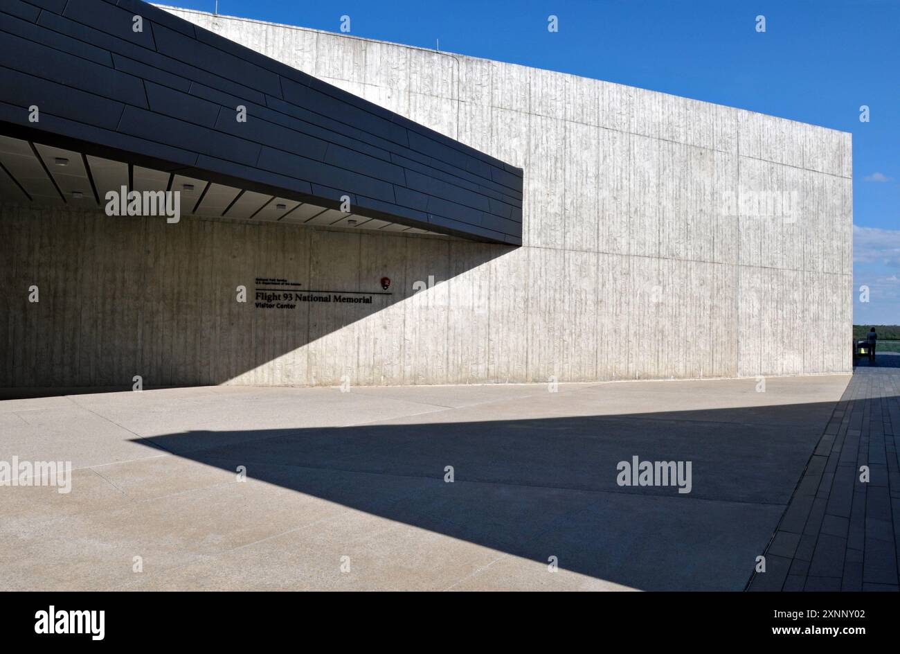Entrance to the visitor centre at the Flight 93 National Memorial in ...