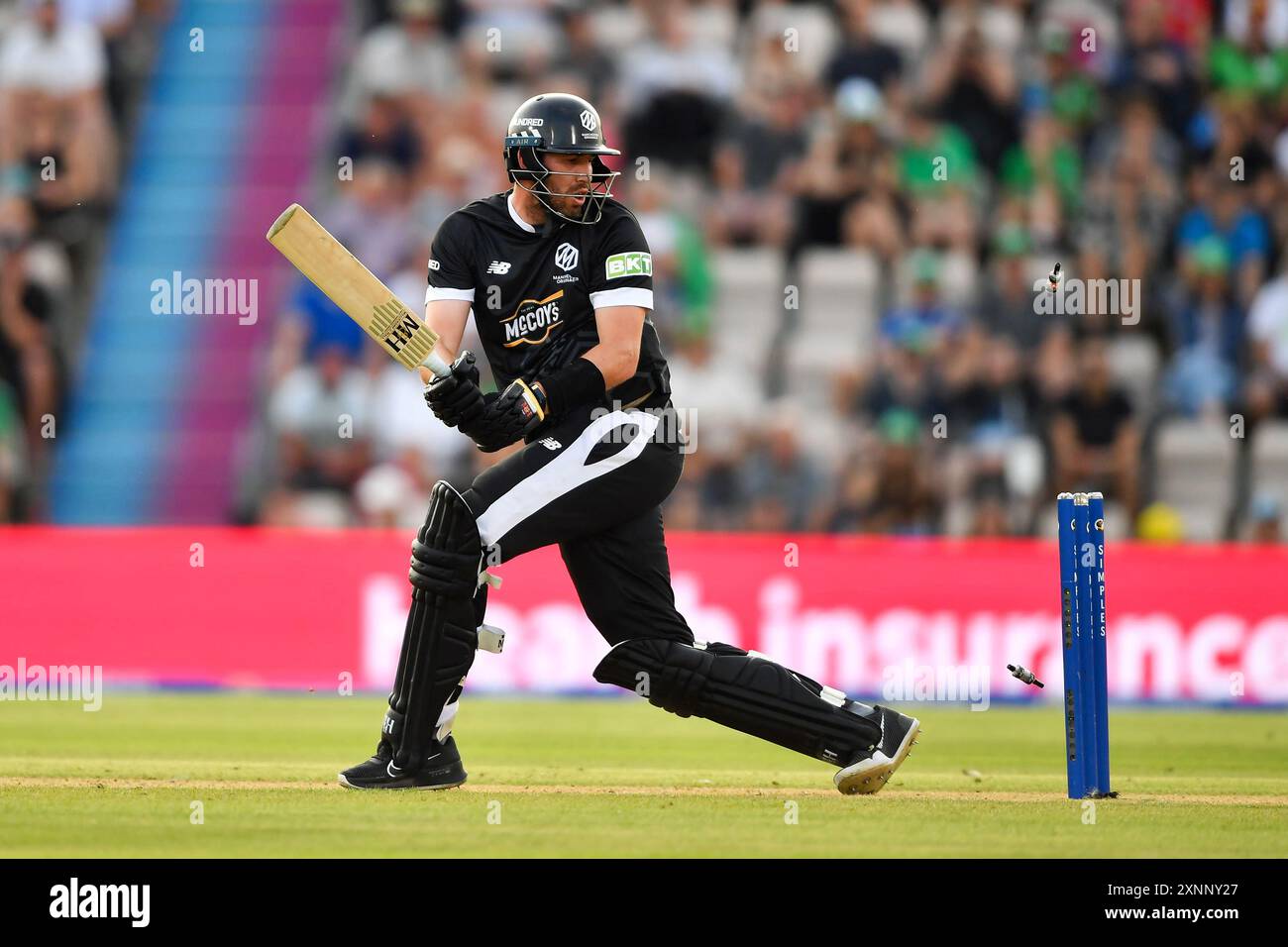 Southampton, UK. 01 August 2024. Jamie Overton of Manchester Originals ...