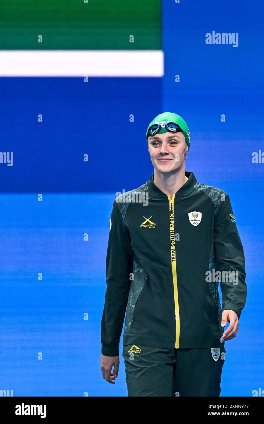 Paris, France. 01st Aug, 2024. Kaylene Corbett of South Africa prepares ...