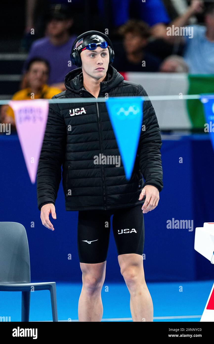 Carson Foster of United States competes during Men's 200m Individual ...