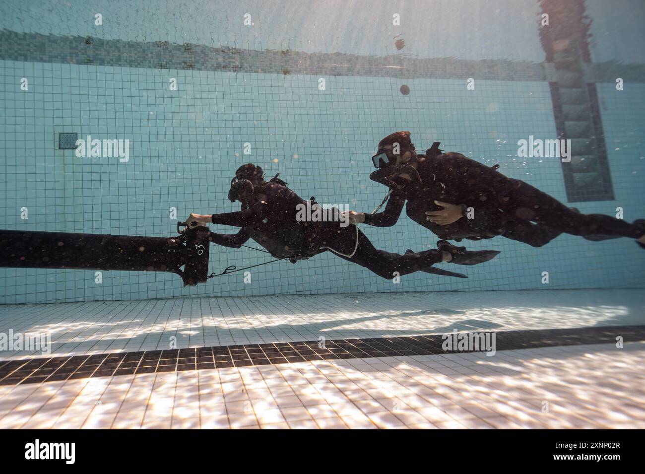 Indian Marine Commando Force (MARCOS) operators train with diver ...