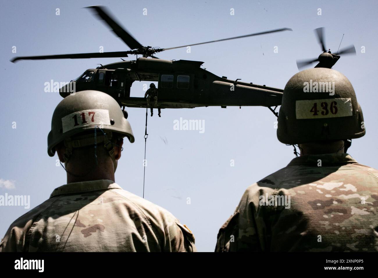 Soldiers with the 1st Assault Helicopter Battalion, 150th Aviation ...
