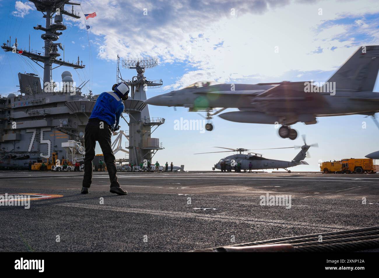 240730-N-TY639-1384 ATLANTIC OCEAN (July 30, 2024) An F/A-18E Super ...