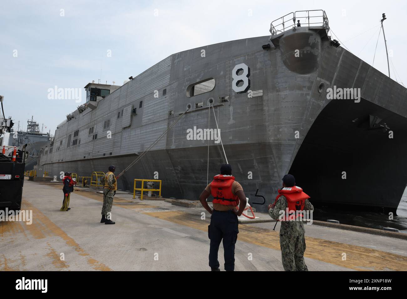 NORFOLK, VA (July 29, 2024) Military Sealift Command expeditionary fast ...