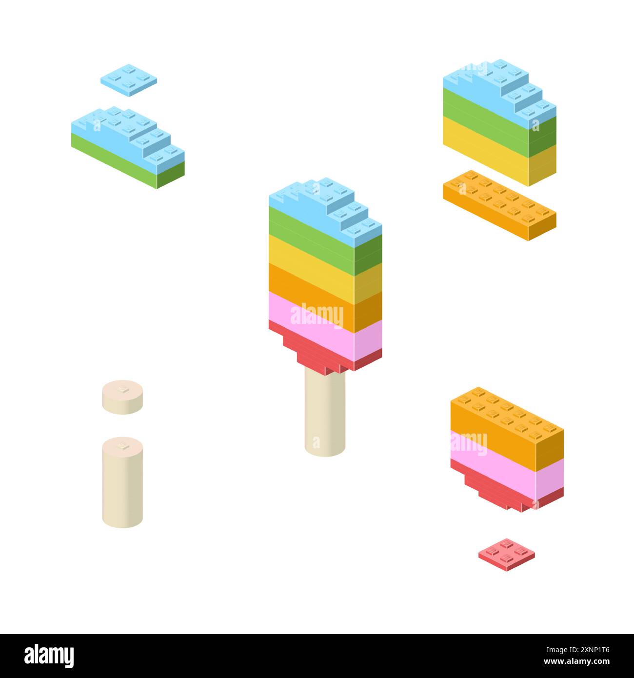 3d model animation on background Stock Vector Images - Alamy