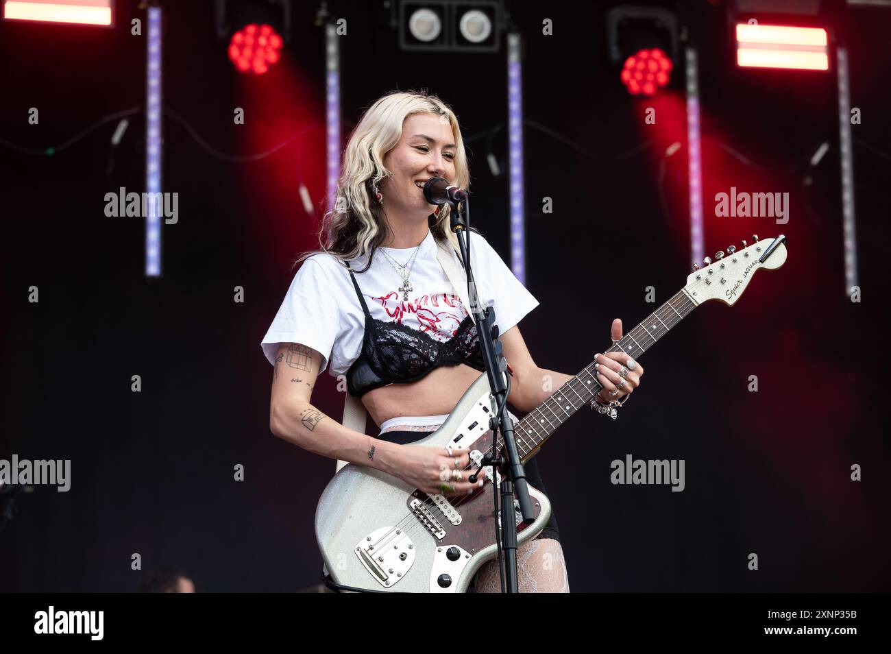 Nieve Ella performing at TRNSMT 2024 Glasgow Green 12th July 2024 Stock ...