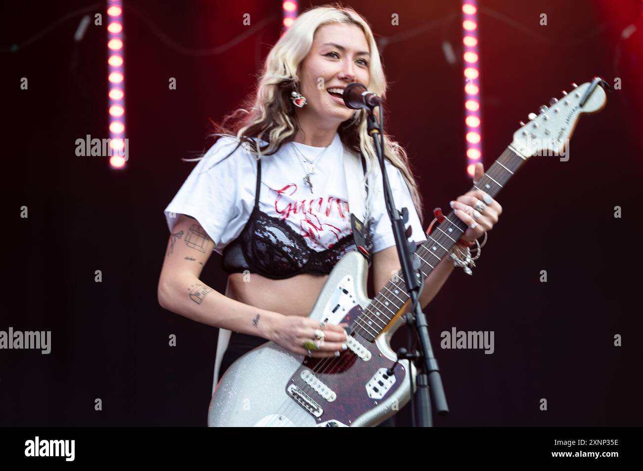 Nieve Ella performing at TRNSMT 2024 Glasgow Green 12th July 2024 Stock Photo - Alamy