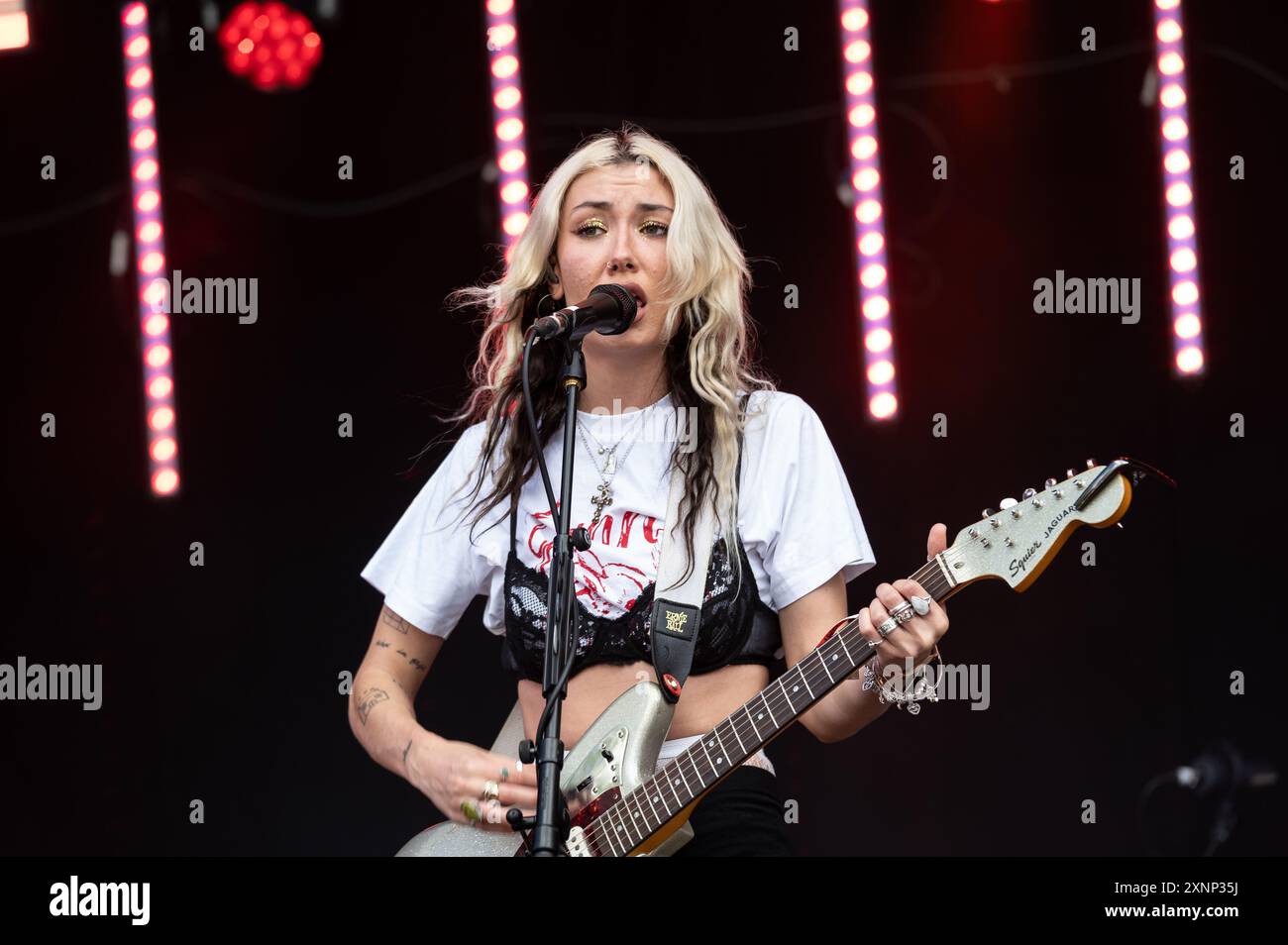 Nieve Ella performing at TRNSMT 2024 Glasgow Green 12th July 2024 Stock ...