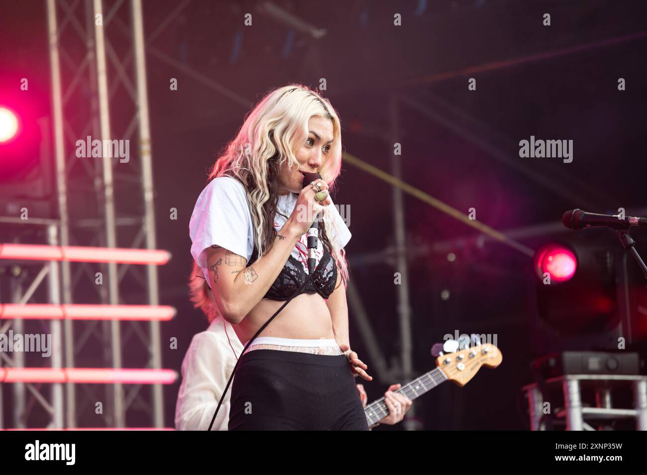 Nieve Ella performing at TRNSMT 2024 Glasgow Green 12th July 2024 Stock ...
