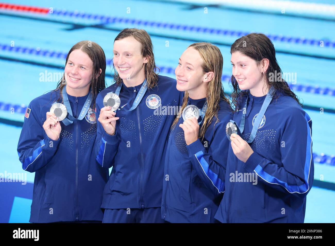 Paris, Ile de France, France. 1st Aug, 2024. Erin Gemmell (USA), Katie ...