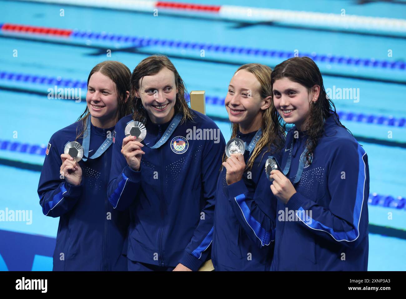 Paris, Ile de France, France. 1st Aug, 2024. Erin Gemmell (USA), Katie ...