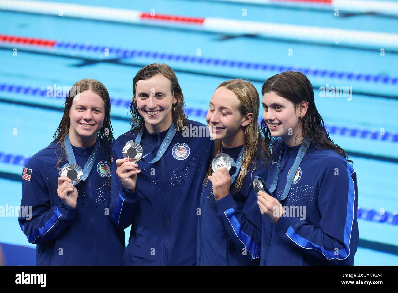 Paris, Ile de France, France. 1st Aug, 2024. Erin Gemmell (USA), Katie ...