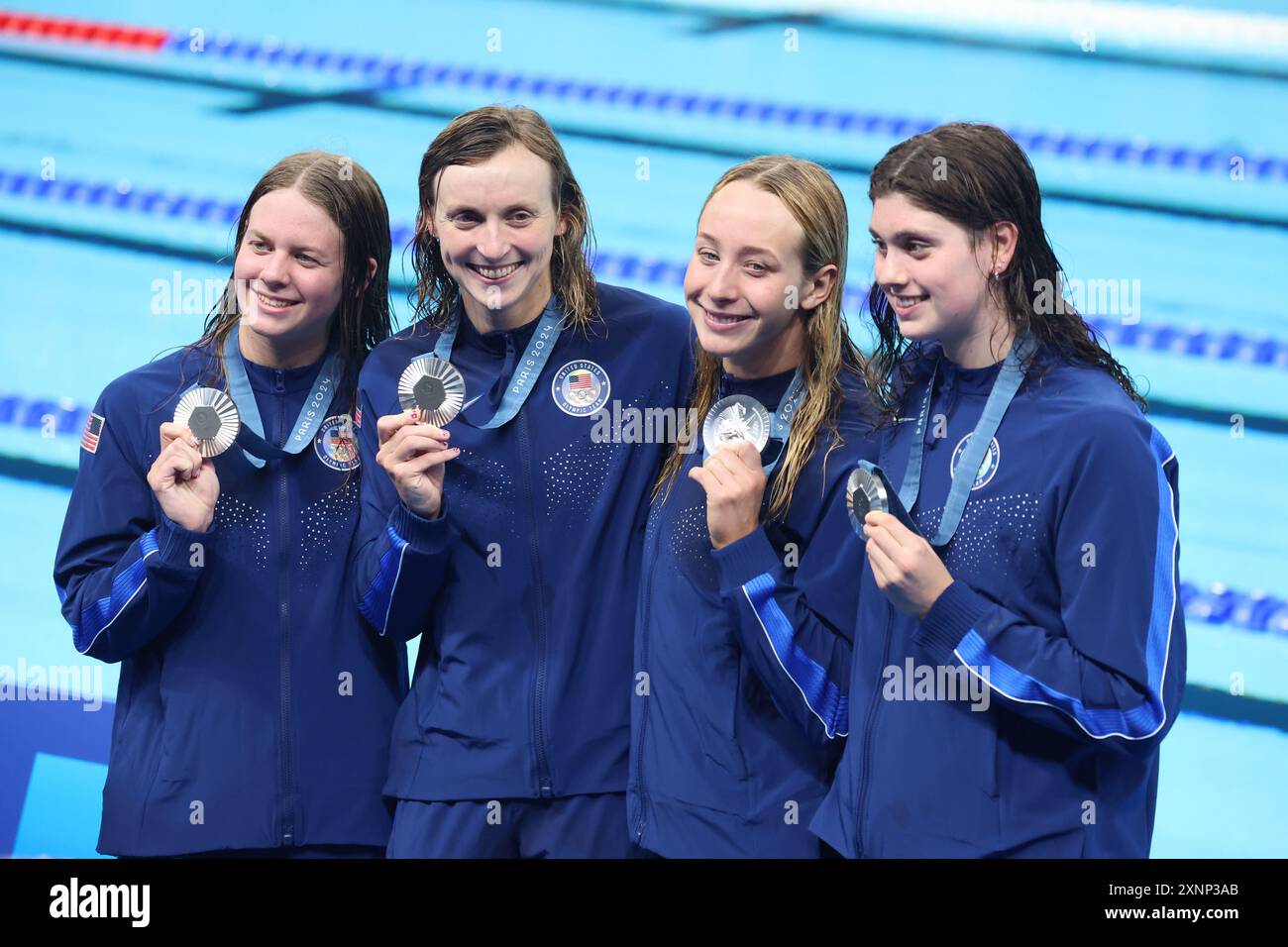 Paris, Ile de France, France. 1st Aug, 2024. Erin Gemmell (USA), Katie ...