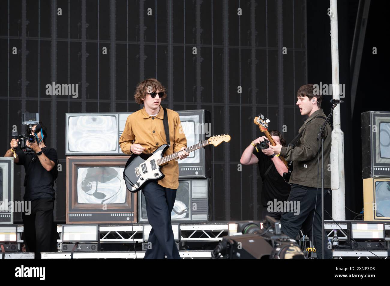 The Snuts performing at TRNSMT 2024 Glasgow Green 12th July 2024 Stock ...