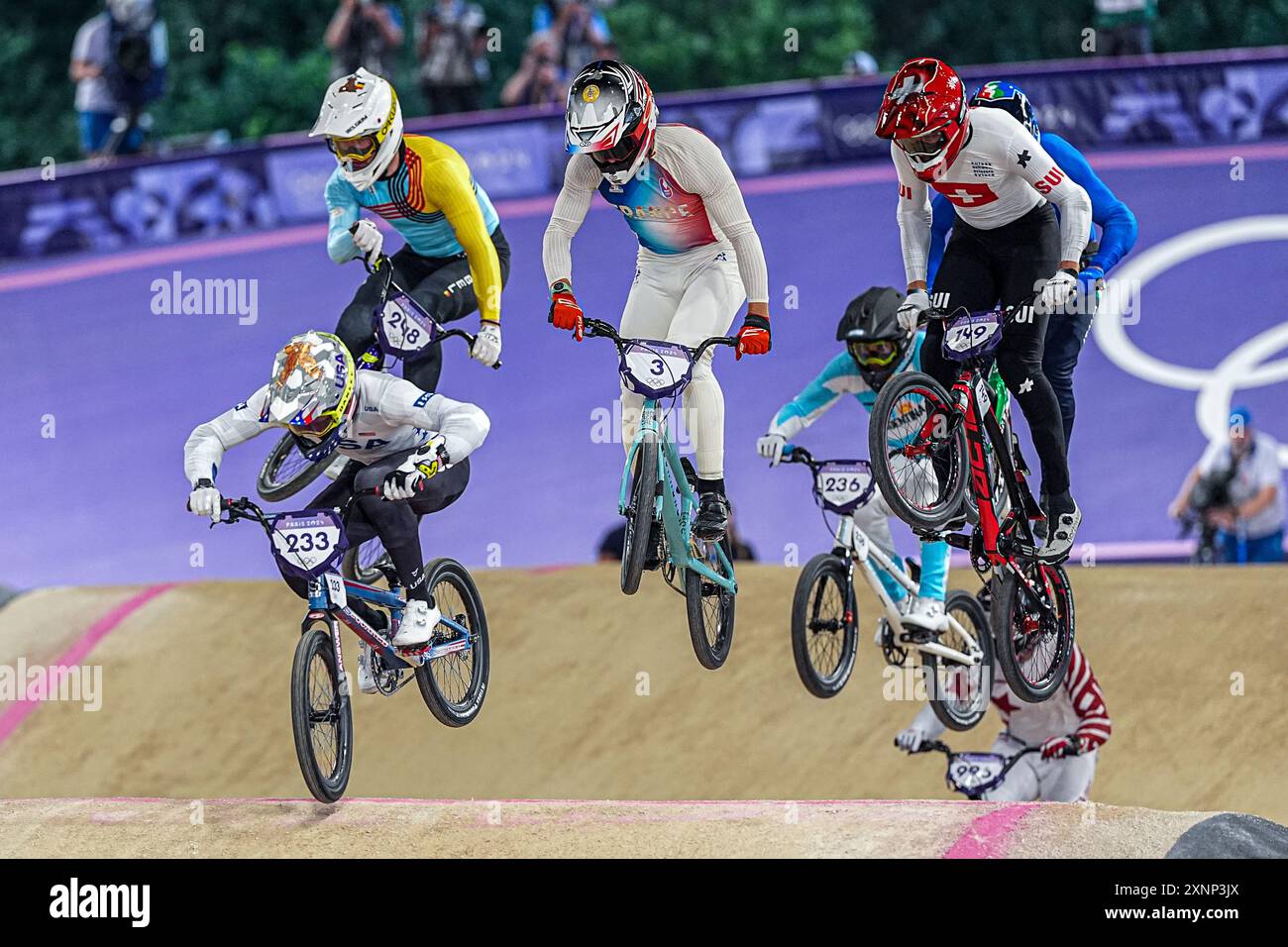 Paris, France. 01st Aug, 2024. PARIS, FRANCE - AUGUST 1: Kamren Larsen ...