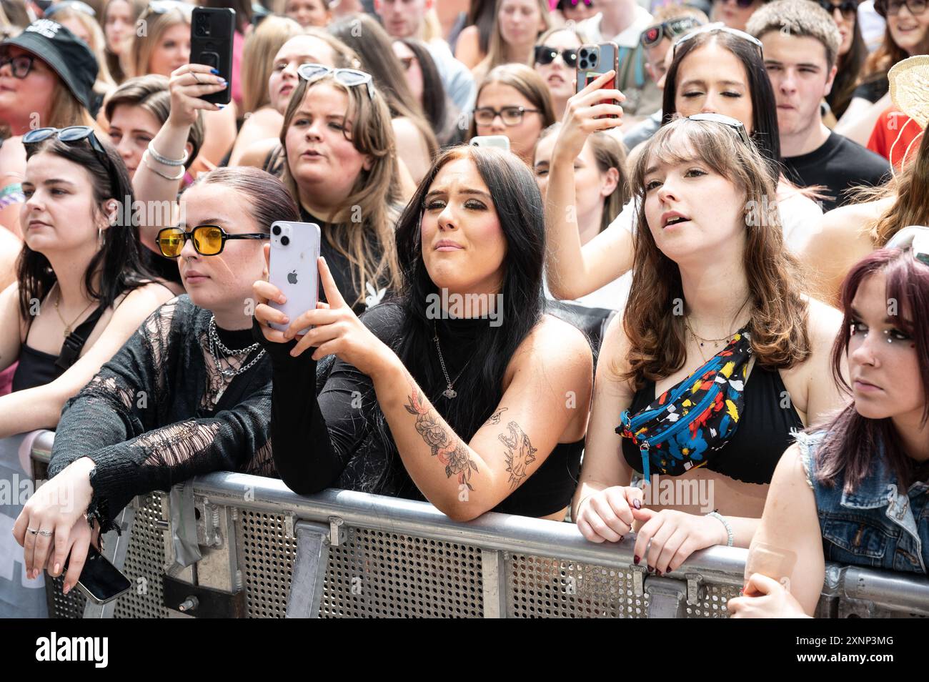 Crowd Photographs at TRNSMT 2024 Glasgow Green 12th July 2024 Stock ...