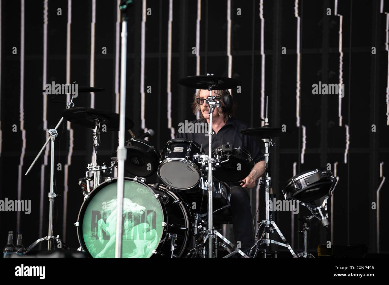Butch Vig of Garbage performing at TRNSMT 2024 Glasgow Green 12th July ...