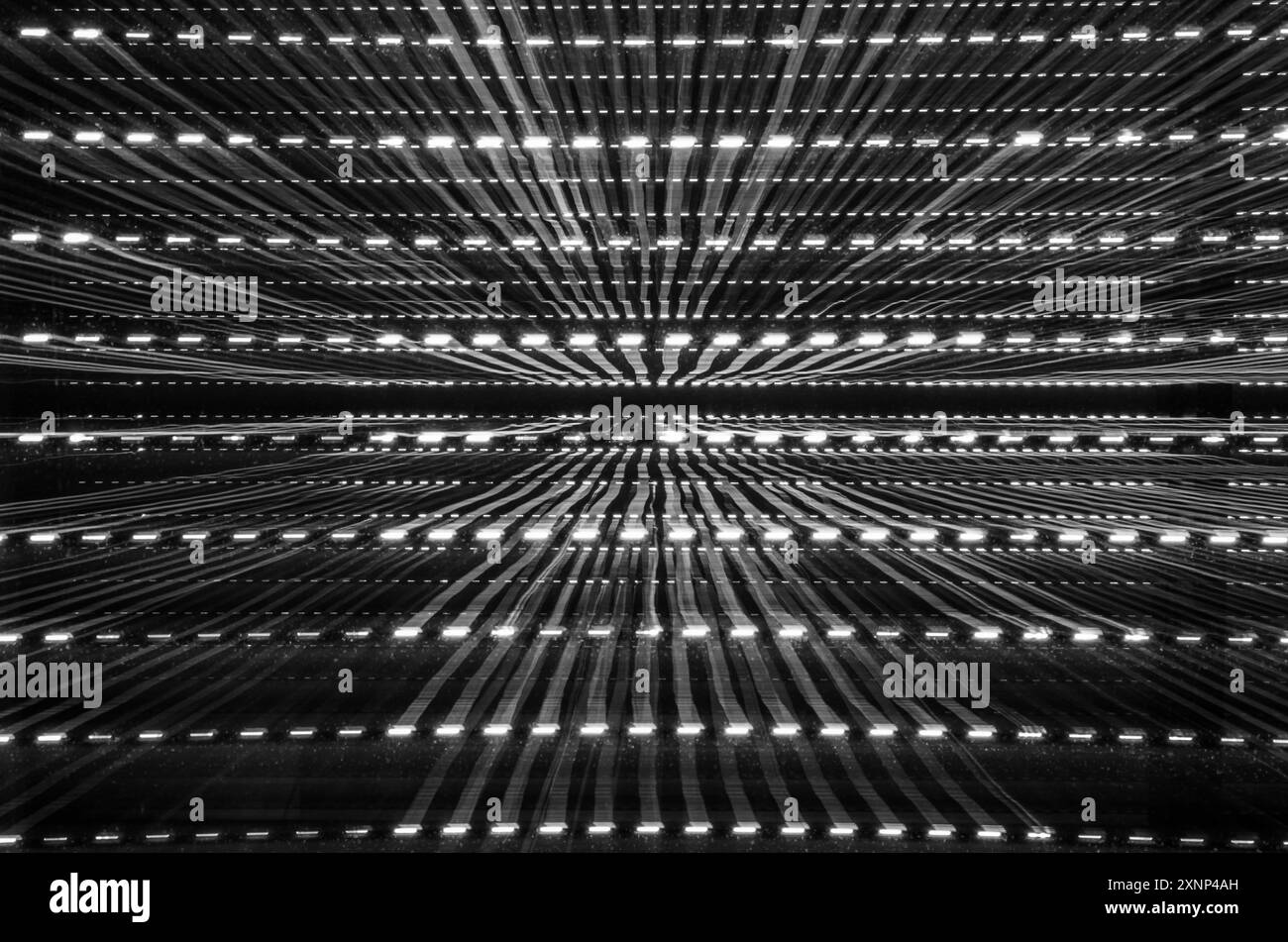 Black and white abstract background of light coming through a closed ...