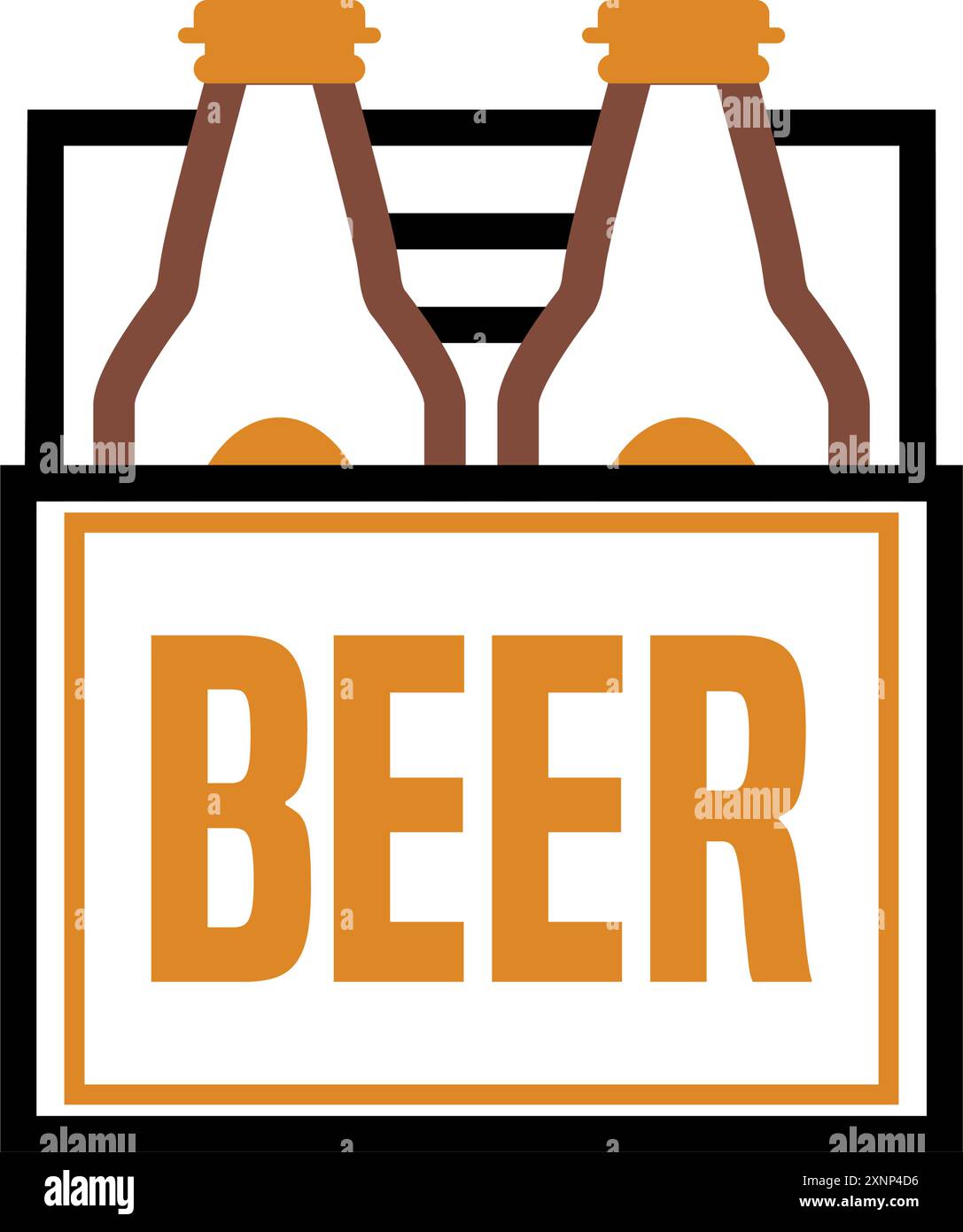 Isolated beer icon Alcoholic beverage Vector illustration Stock Vector ...