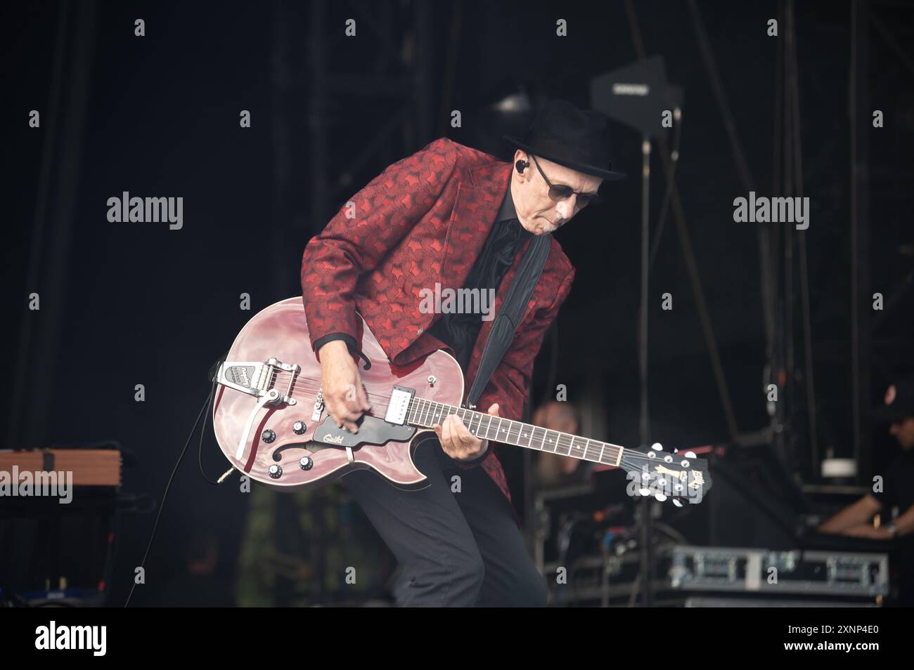Steve Marker of Garbage performing at TRNSMT 2024 Glasgow Green 12th ...
