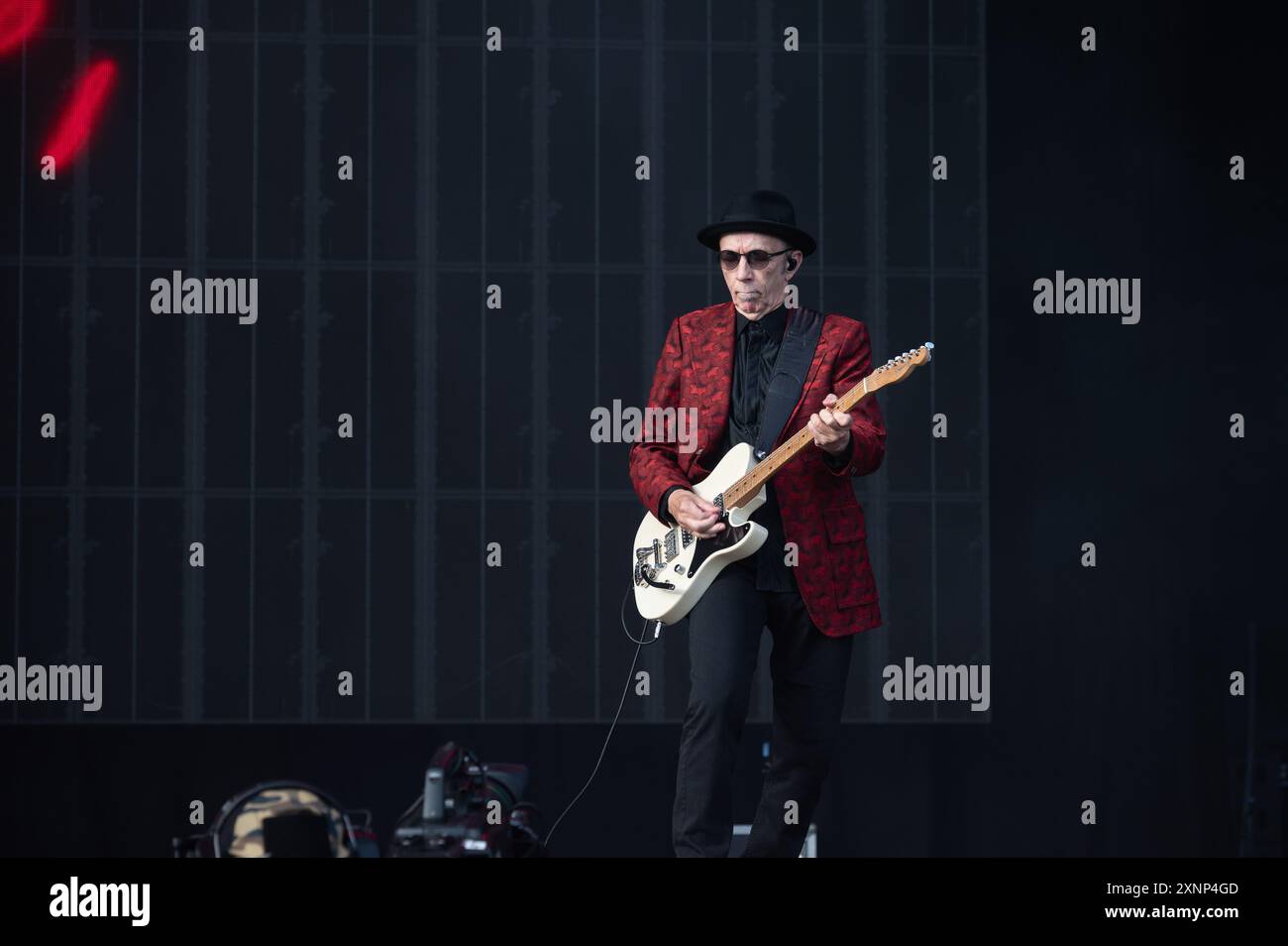Steve Marker of Garbage performing at TRNSMT 2024 Glasgow Green 12th ...