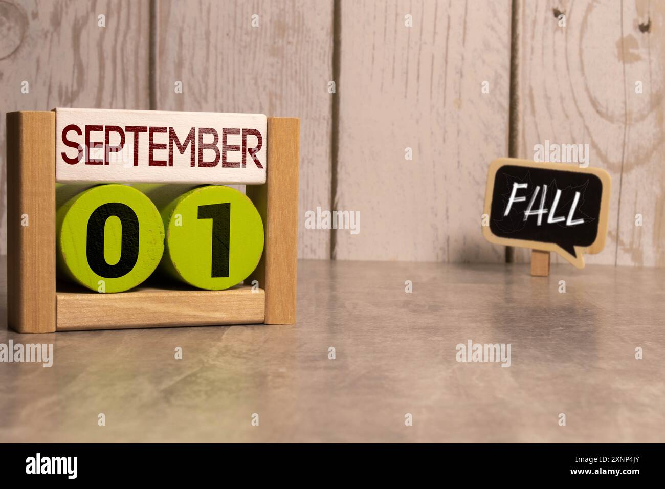 1st September. Image of september 1, calendar on light background. Back ...