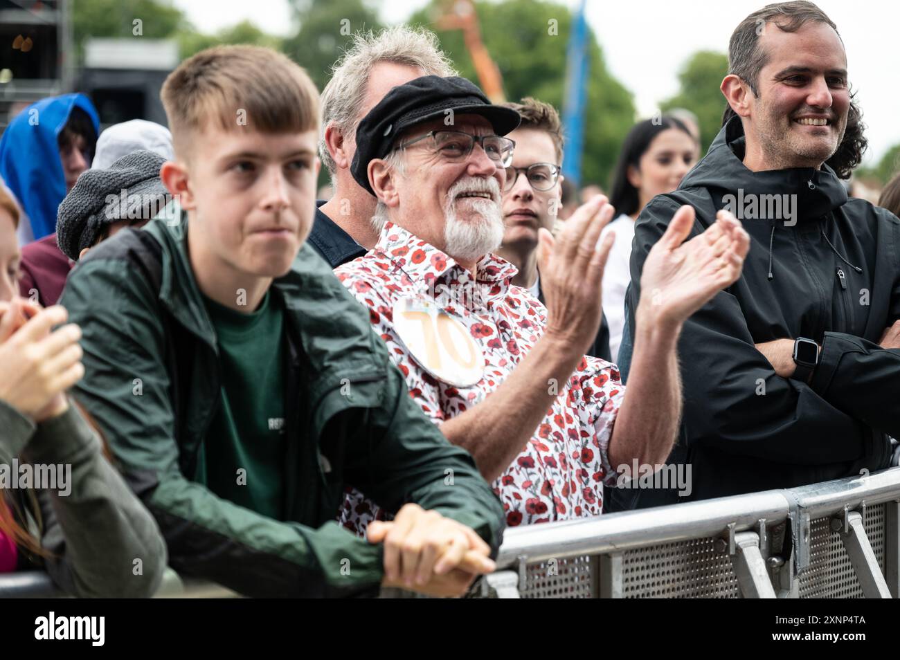 Crowd Photos at TRNSMT 2024 Glasgow Green 13th July 2024 Stock Photo ...