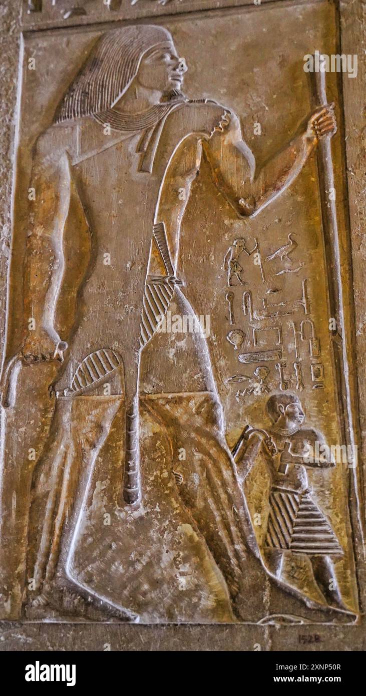 Cairo,Egypt,December 31,2019-Relief of the muscular image of Priest ...