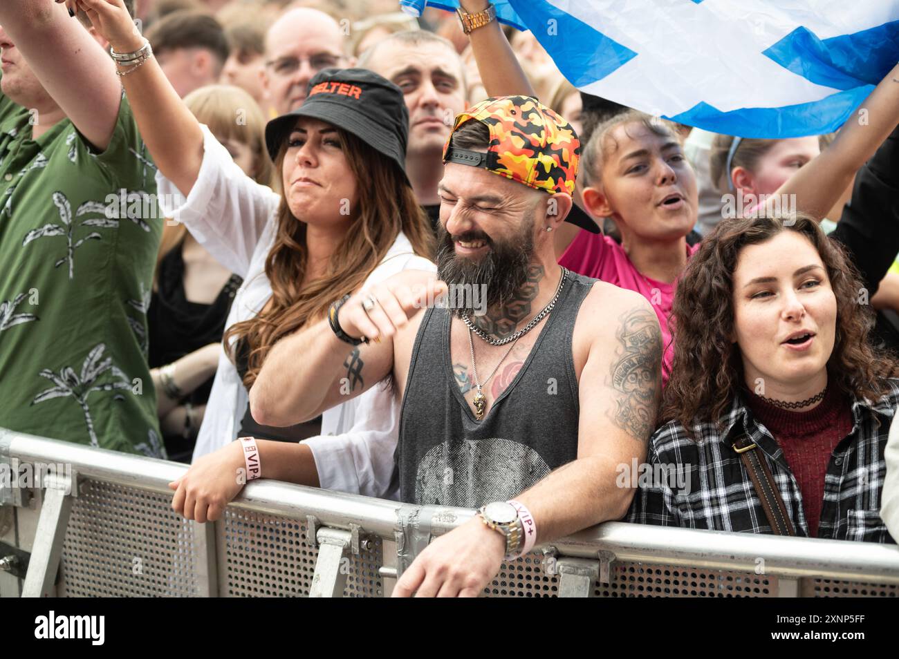 Crowd Photography at TRNSMT 2024 Glasgow Green 13th July 2024 Stock ...