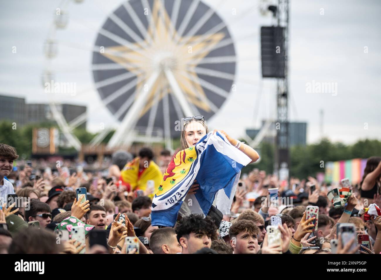 Crowd Photography at TRNSMT 2024 Glasgow Green 13th July 2024 Stock ...
