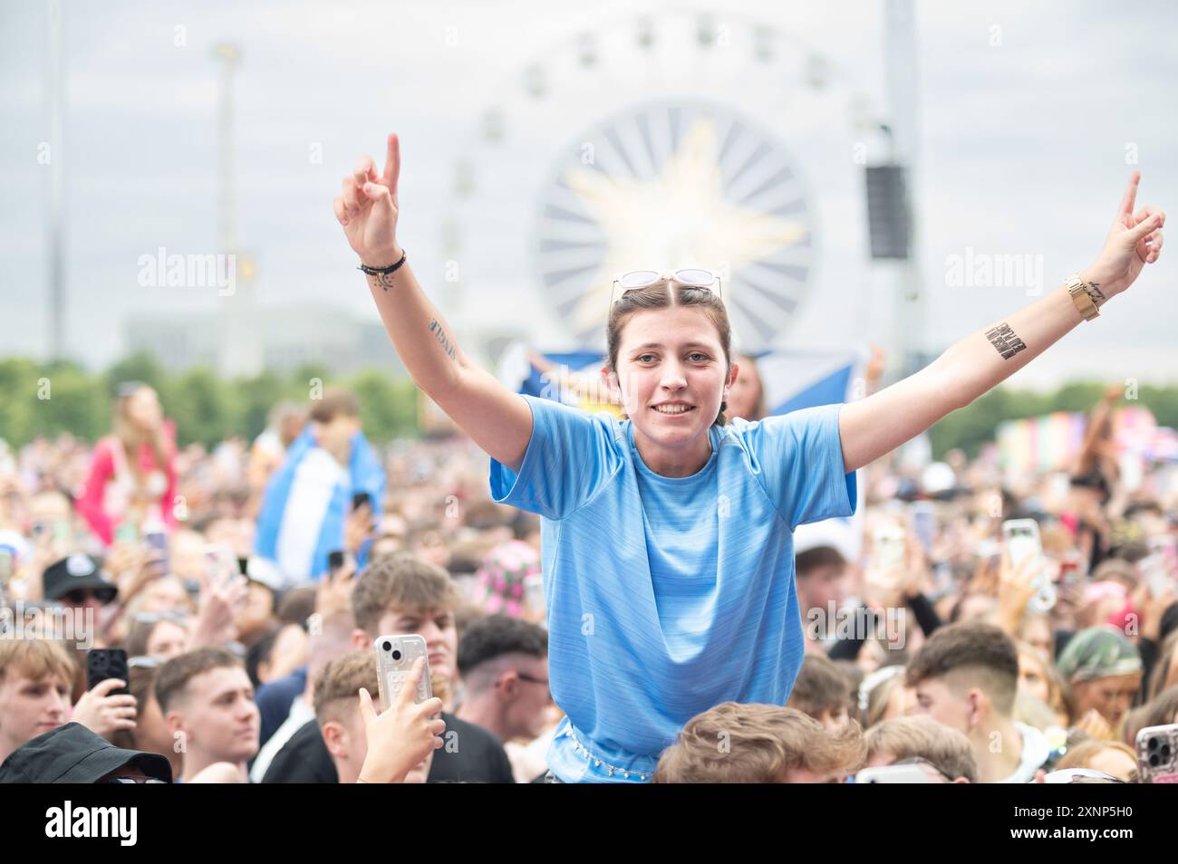 Crowd Photography at TRNSMT 2024 Glasgow Green 13th July 2024 Stock ...