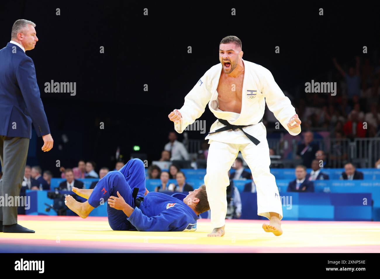 Paris, France. 1st Aug, 2024. (L-R) EICH Daniel (SUI), PALTCHIK Peter ...