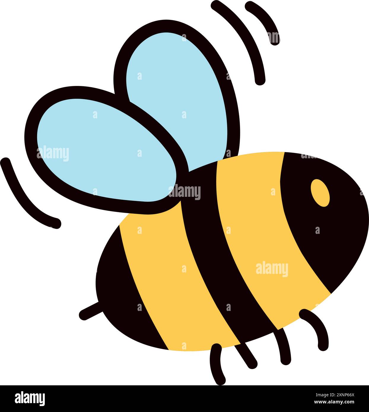 Isolated bee icon Insect cartoon Vector Stock Vector Image & Art - Alamy