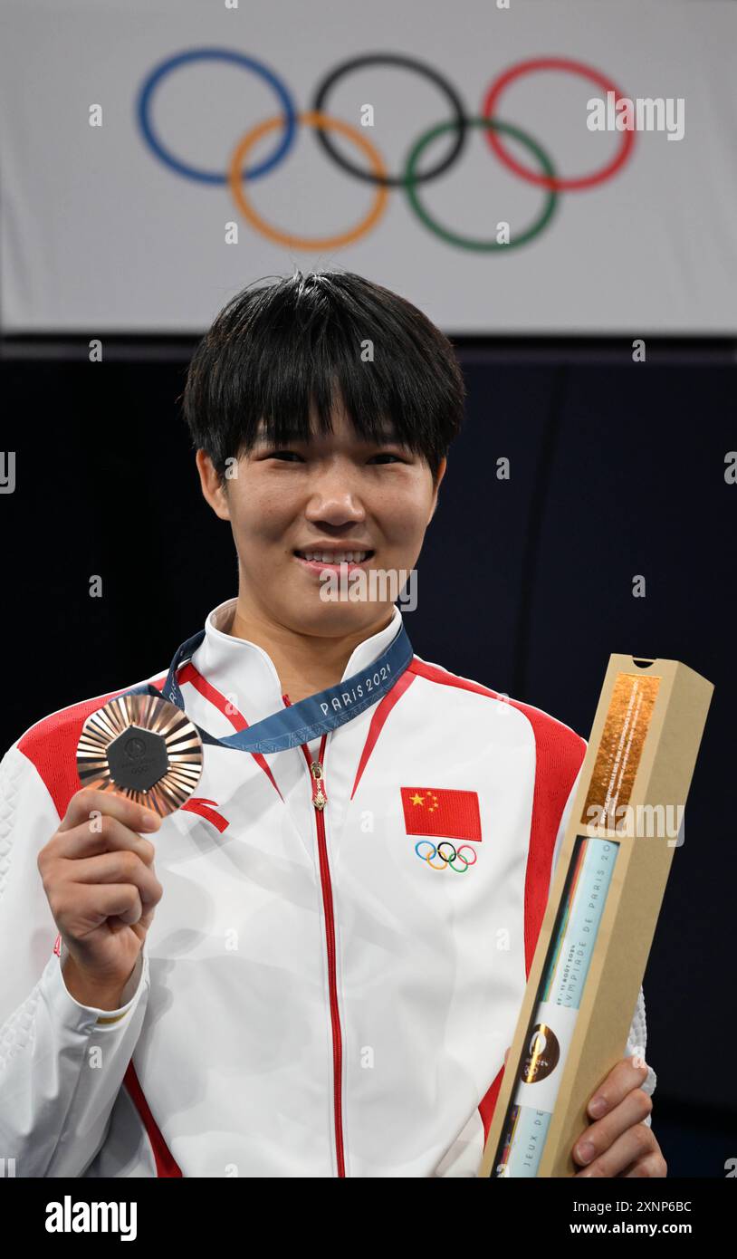 2024 olympic games medalist hi-res stock photography and images - Alamy