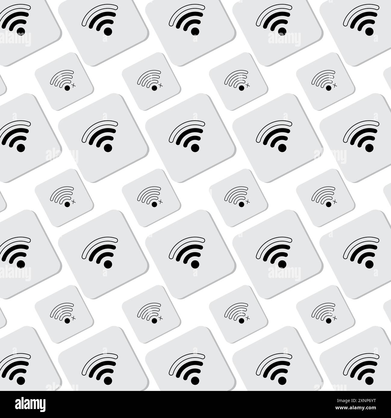 Wi-fi zone icon pattern background Vector Stock Vector Image & Art - Alamy