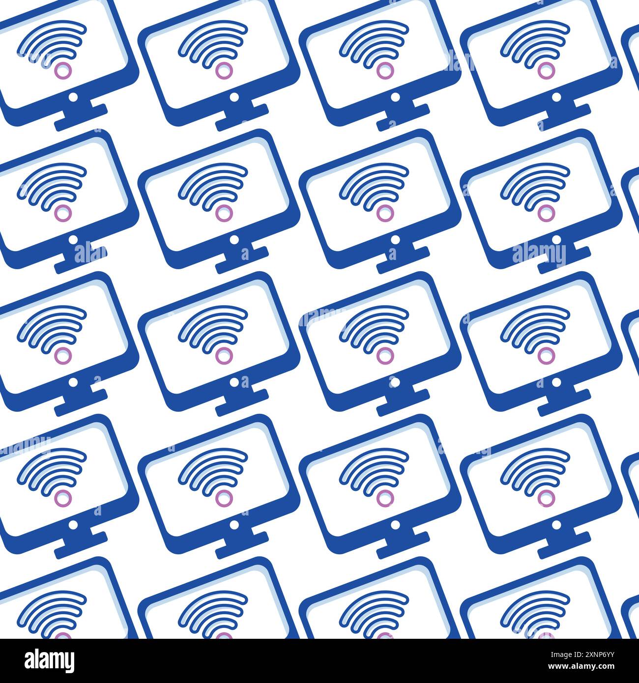 Wi-fi zone icon pattern background Vector Stock Vector Image & Art - Alamy