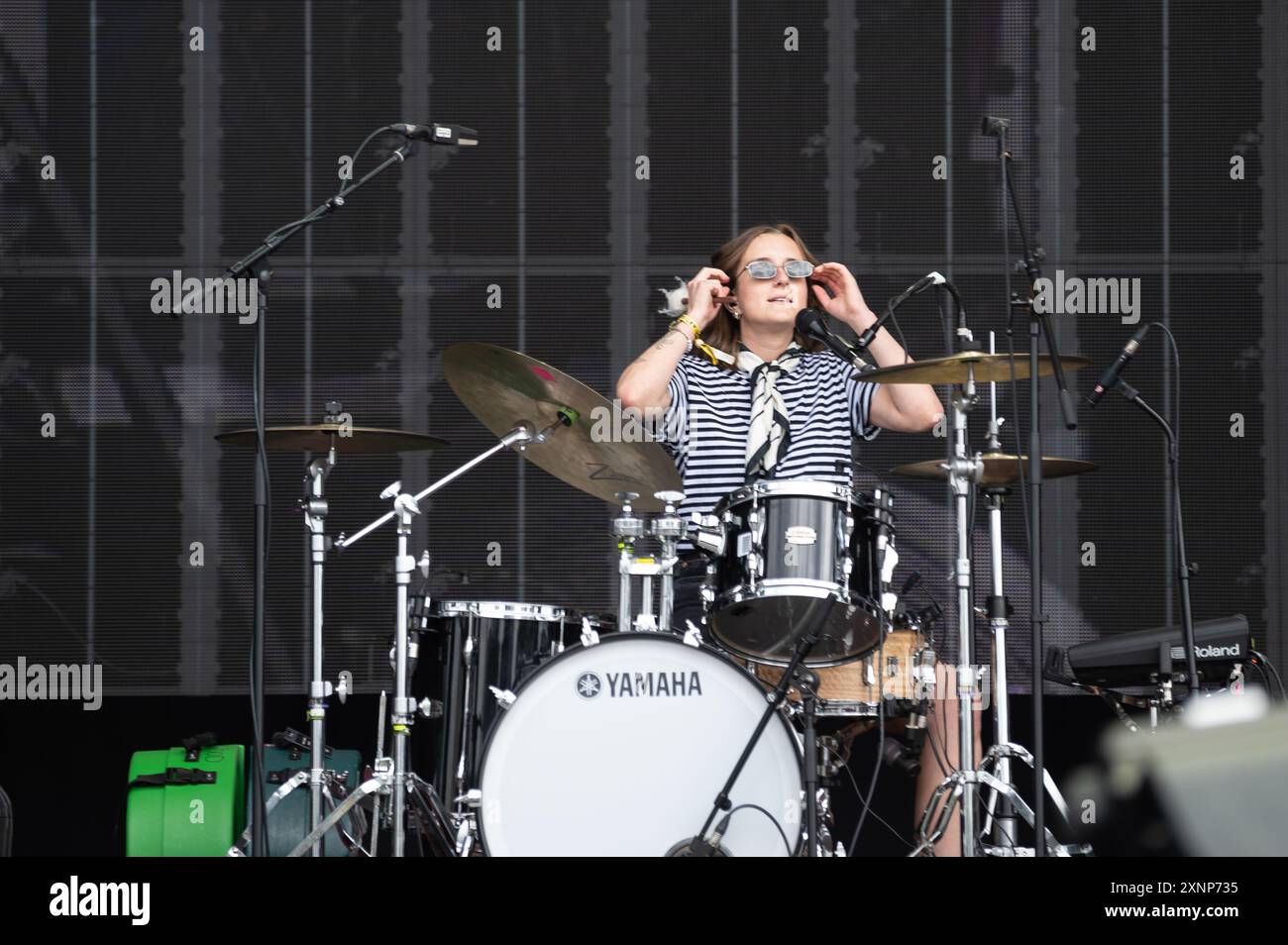 CMAT performing at TRNSMT 2024 Glasgow Green 14th July 2024 Stock Photo ...