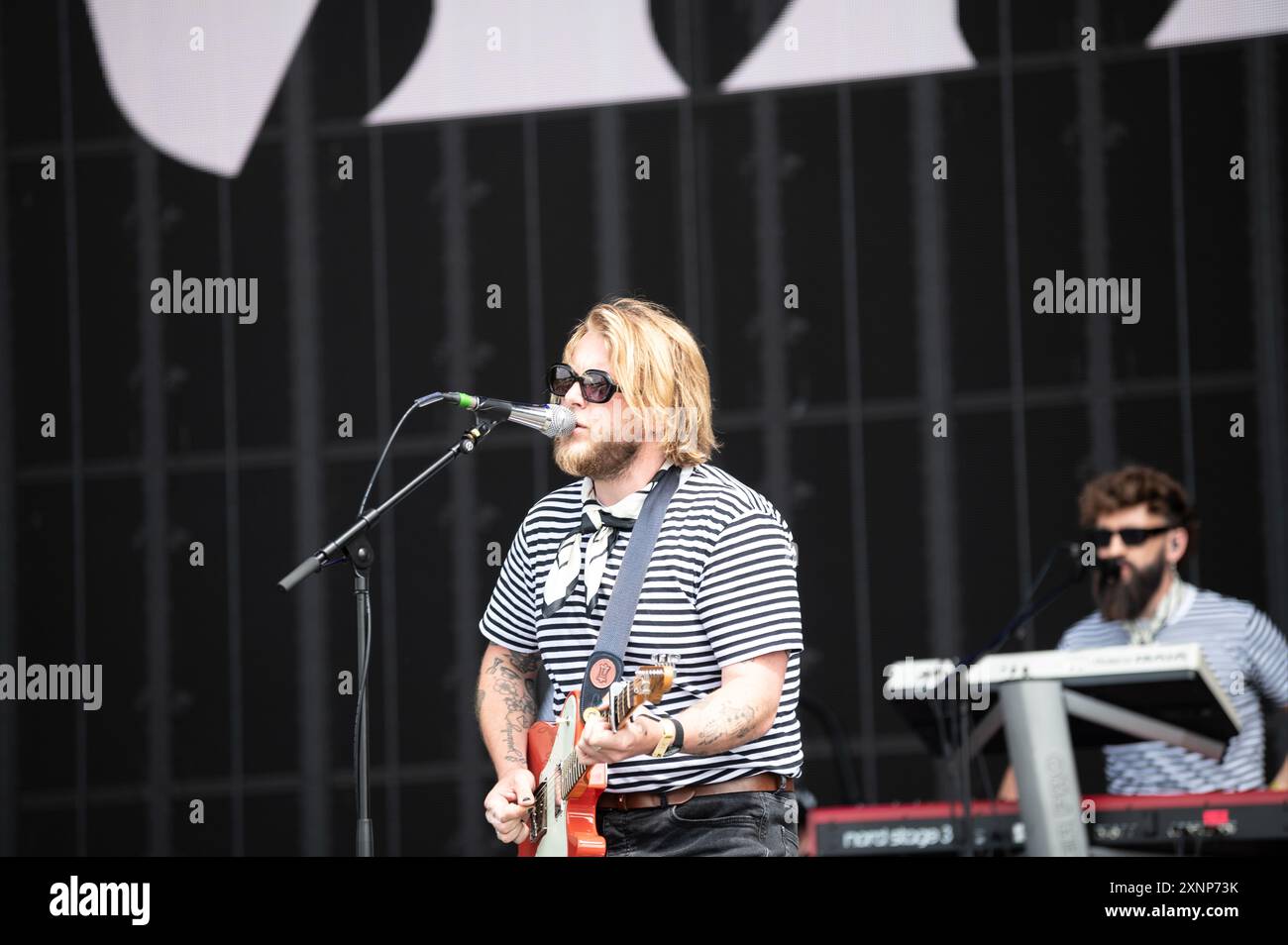 CMAT performing at TRNSMT 2024 Glasgow Green 14th July 2024 Stock Photo ...