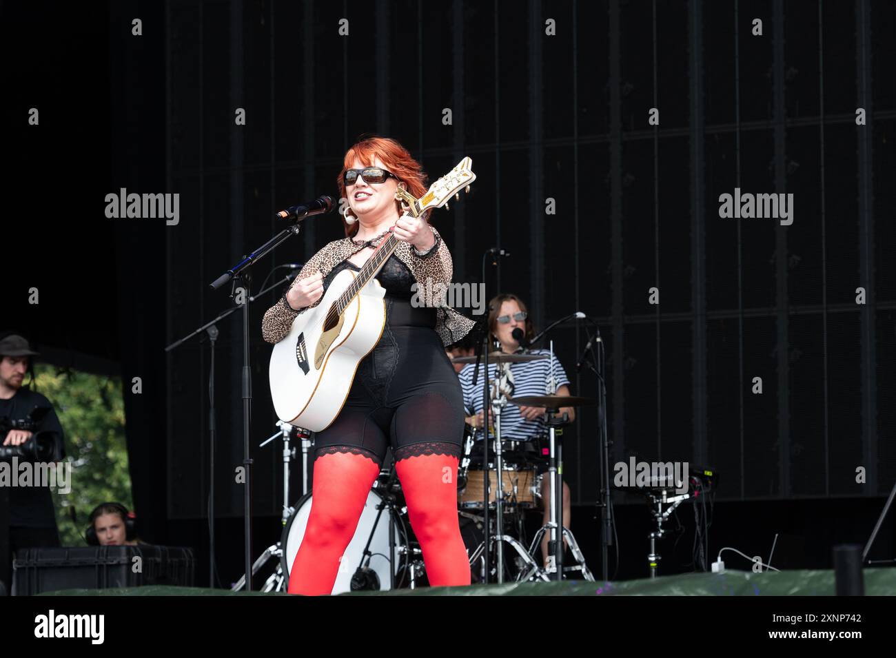 CMAT performing at TRNSMT 2024 Glasgow Green 14th July 2024 Stock Photo ...