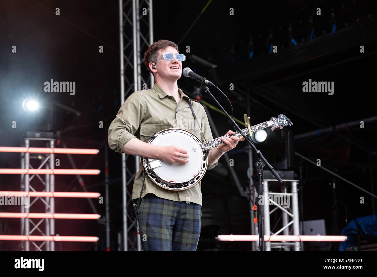 Kingfishr performing at TRNSMT 2024 Glasgow Green 14th July 2024 Stock ...