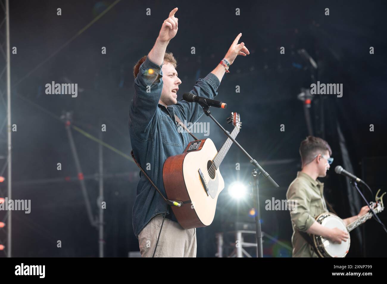 Kingfishr performing at TRNSMT 2024 Glasgow Green 14th July 2024 Stock ...