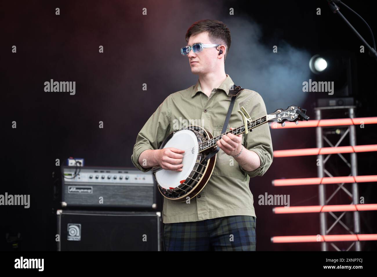 Kingfishr performing at TRNSMT 2024 Glasgow Green 14th July 2024 Stock ...