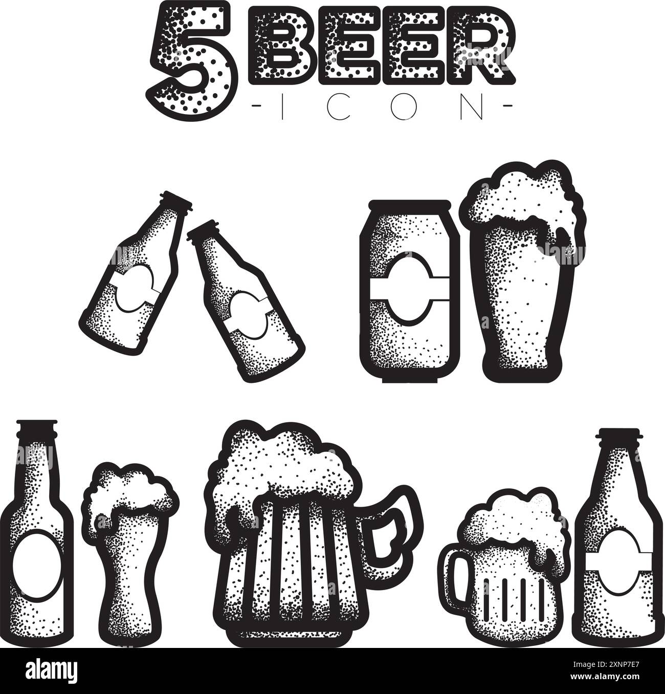 Set of beers sketch icons Vector Stock Vector Image & Art - Alamy