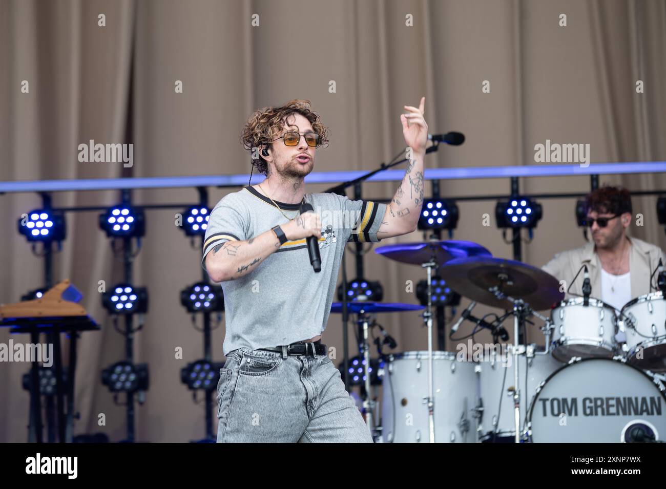 Tom Grennan Performing at TRNSMT 2024 Glasgow Green 14th July 2024 ...